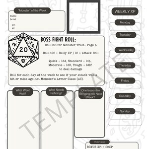 Quest Log – A Gamified Productivity Planner (rpg-inspired) - Etsy