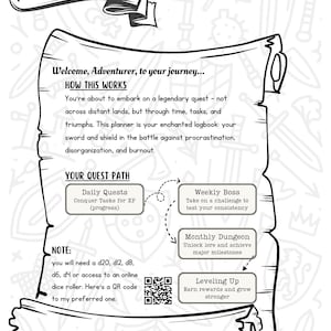 Quest Log – A Gamified Productivity Planner (rpg-inspired) - Etsy