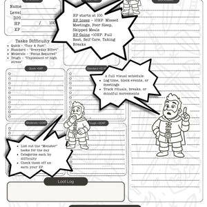 Quest Log – A Gamified Productivity Planner (rpg-inspired) - Etsy