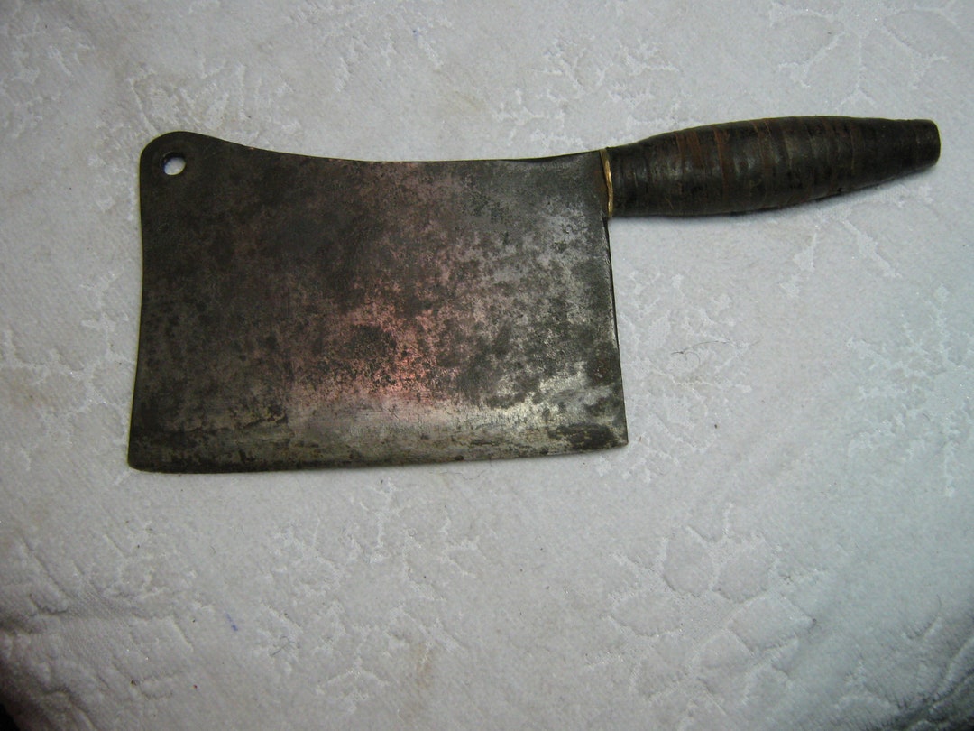 Antique Vintage Cleaver Kutmaster Ka-bar Stacked Handle - Etsy UK