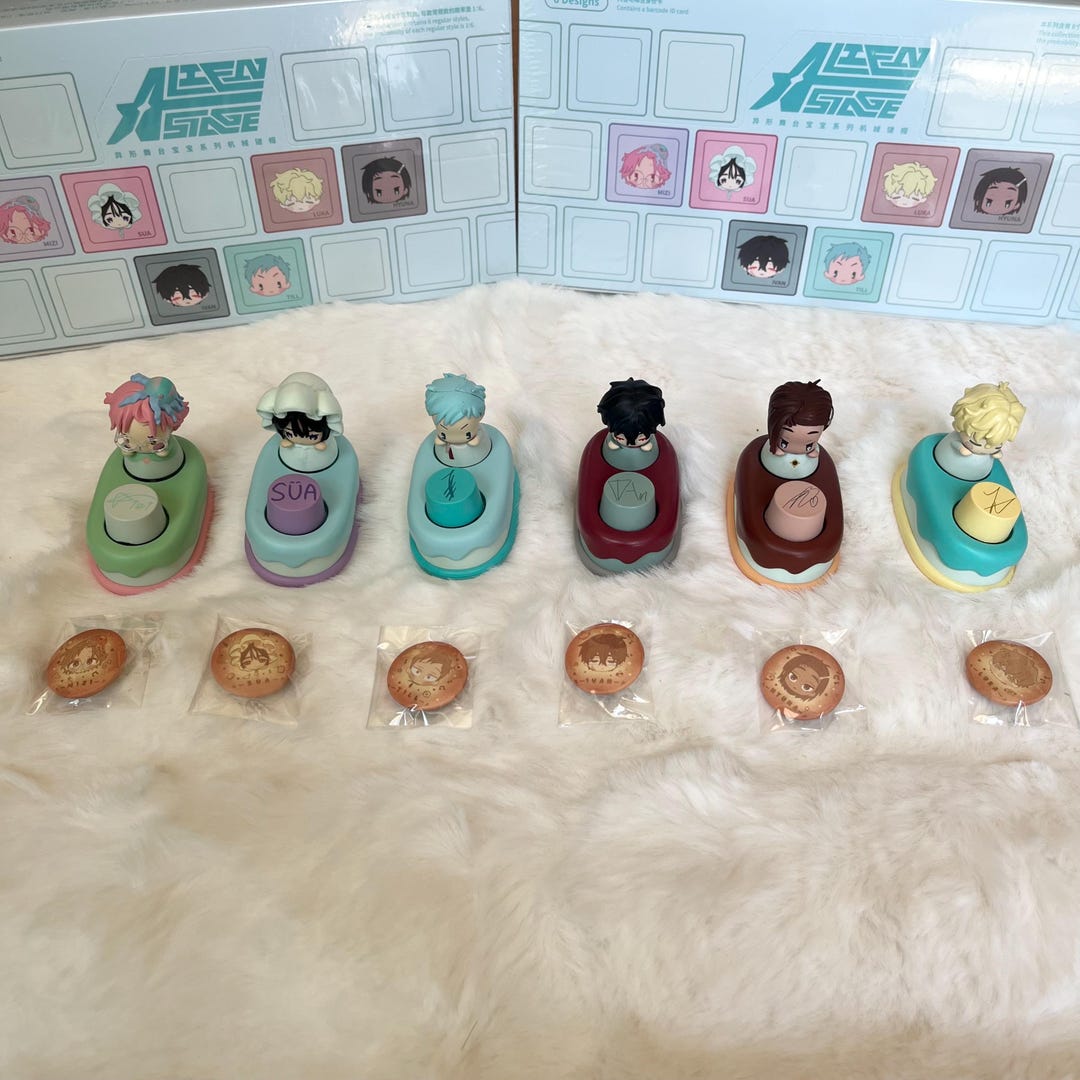 Alien Stage Official Sunny Doll Baby Mechanical Keycap Keychain With ...