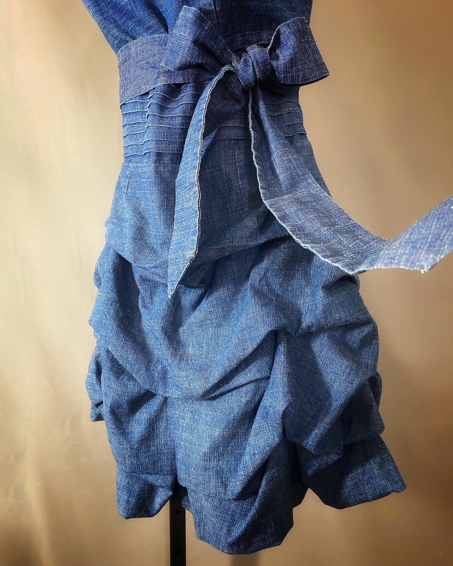 Strapless Denim Pouf Skirt Mini Dress Nwt Orig 218, Vintage Romeo ...