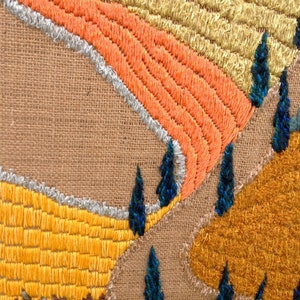Arte Decorativa Arazzo Tessile Ricamo Fatto a Mano Arte Moderna Strada ...