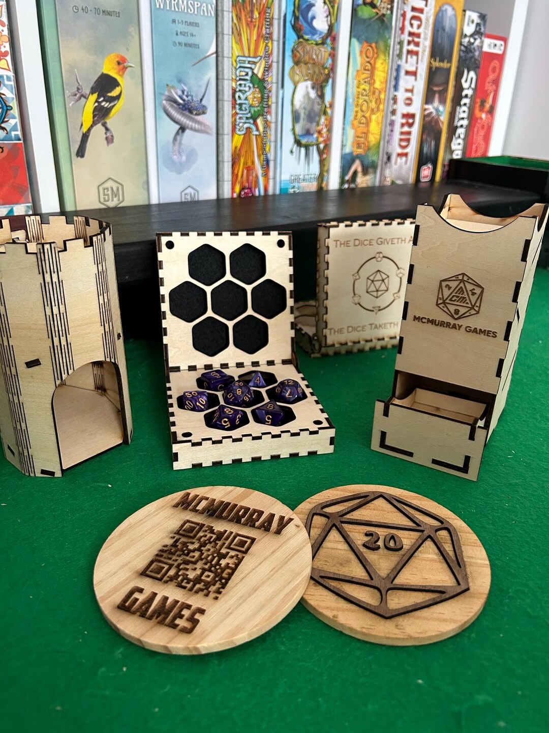 Laser Cut Dice Tower - Etsy
