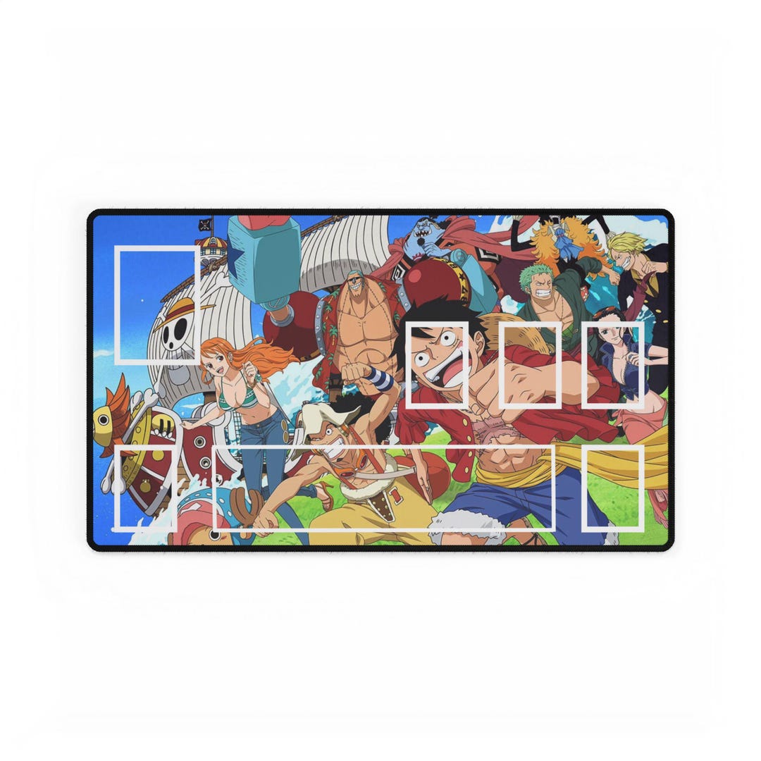 One Piece Playmat for Card Trading Games, Strawhat Pirates Anime, Game ...