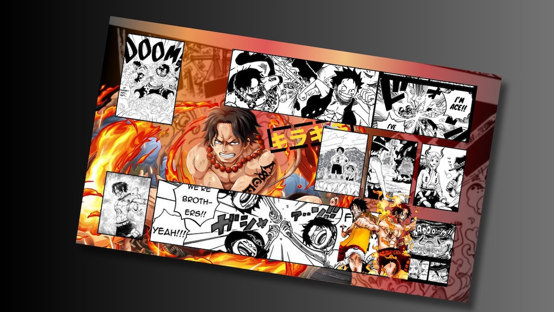 One Piece Playmat for Card Trading Games, Strawhat Pirates Anime, Game ...