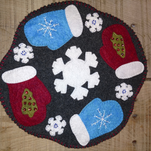 Felt Candle Mat - Etsy