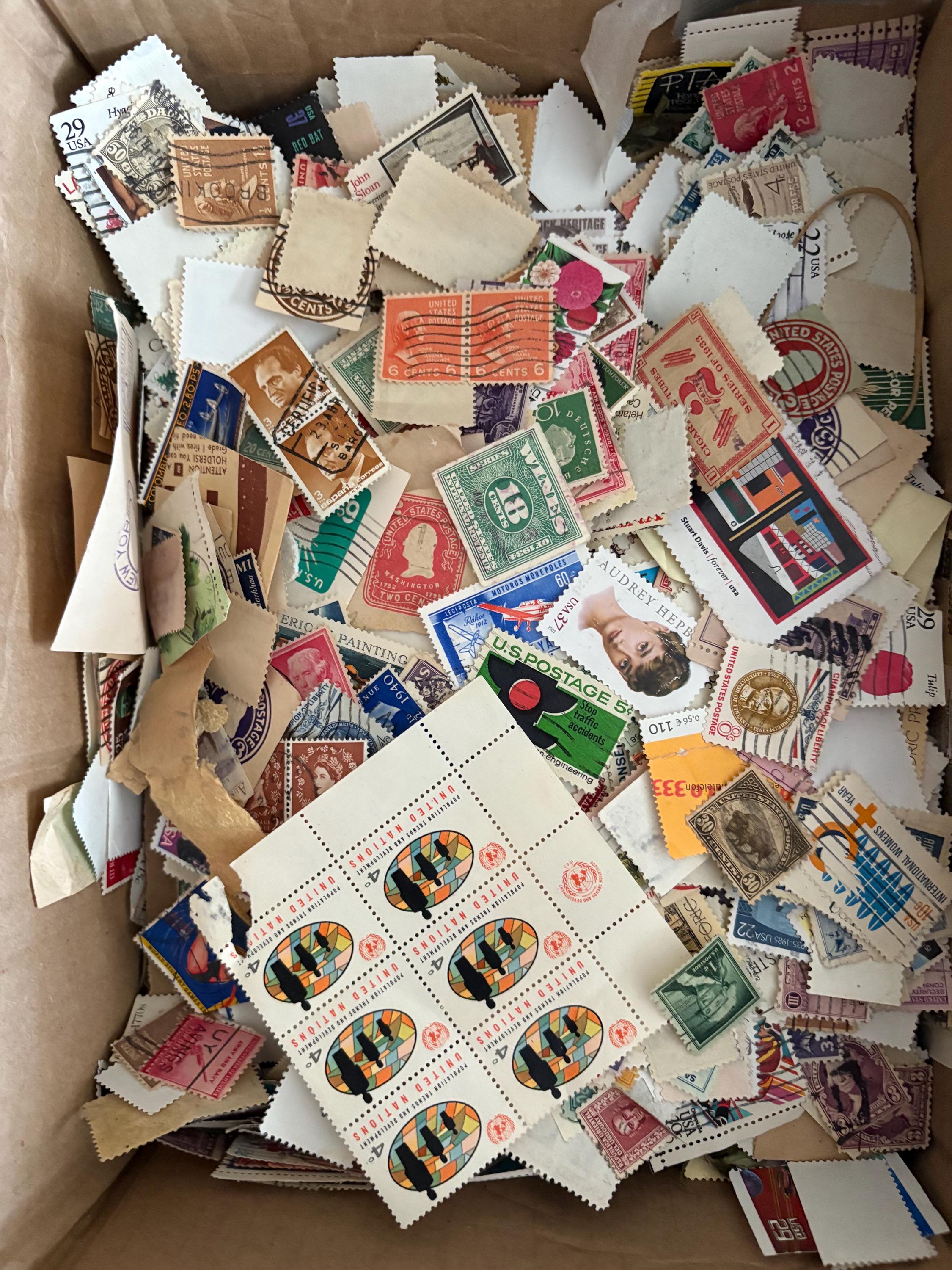 Antique Postage Stamps – 100 Rare Vintage Worldwide Collectible Stamps ...
