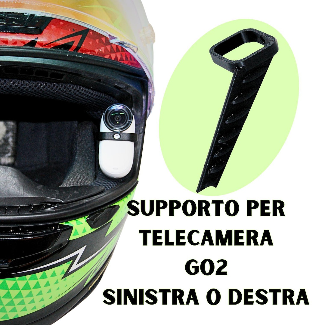 Insta360 Insta360 Go2 Modular Full Face Motorcycle Helmet Support Left ...