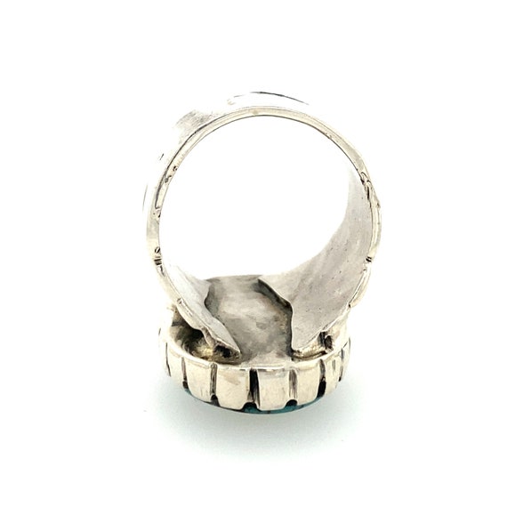 Vintage Sterling Silver and Turquoise M Begay Stateme… - Gem