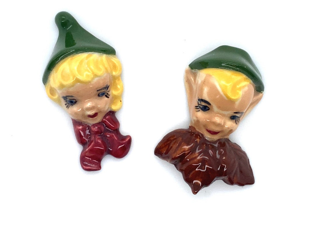 Vintage Elf Head Ceramic Mold From Holland for Pins or Doll Making - Etsy