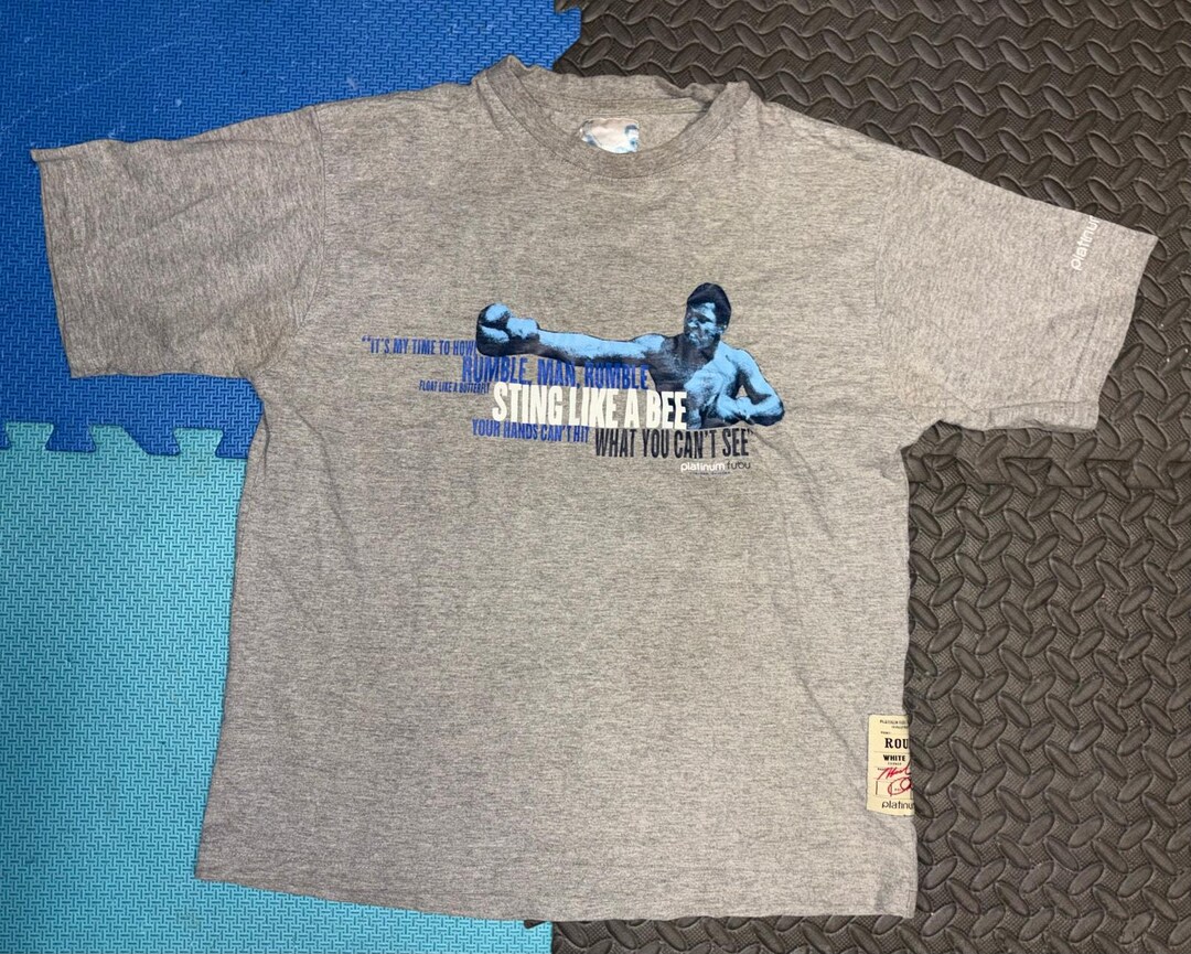 Vintage Platinum Fubu Muhammad Ali Shirt Medium Youth 12/14 - Etsy