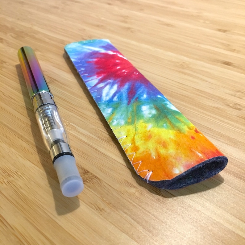 Rainbow Tye Dye VAPE PEN HOLDER E-Cig Holder E-Cig Case - Etsy France