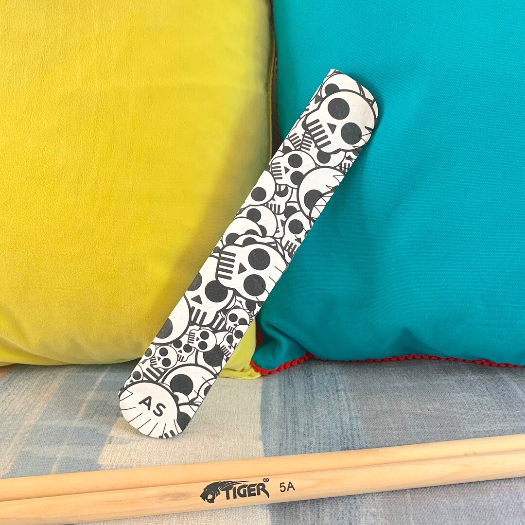 Y2K Cartoon Skulls Drum Stick Holder / Personalised Drum Stick Case ...