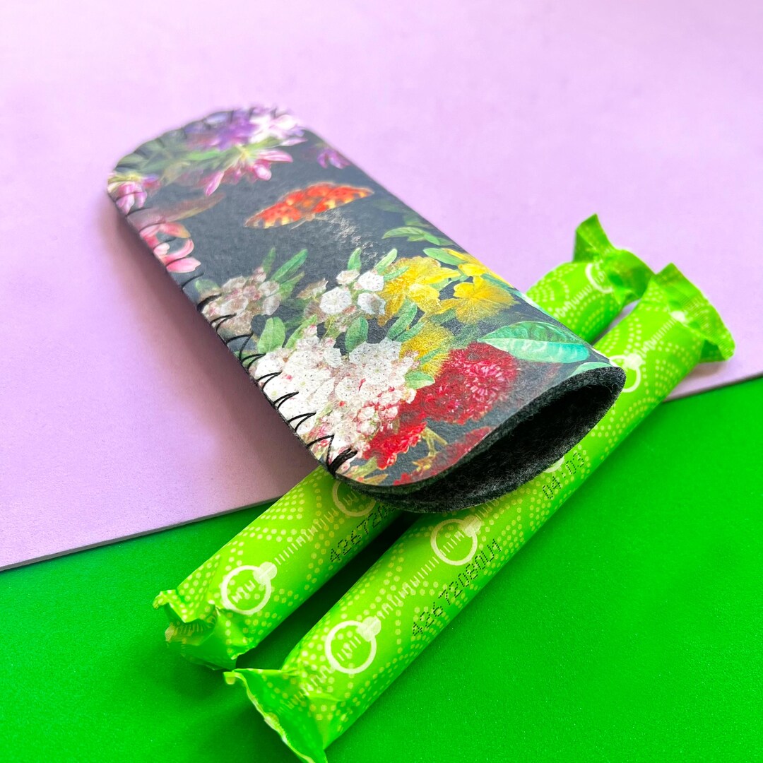 Sanitary Case, TAMPON CASE, Tampon Holder, Tampon Pouch, Tampon Bag ...