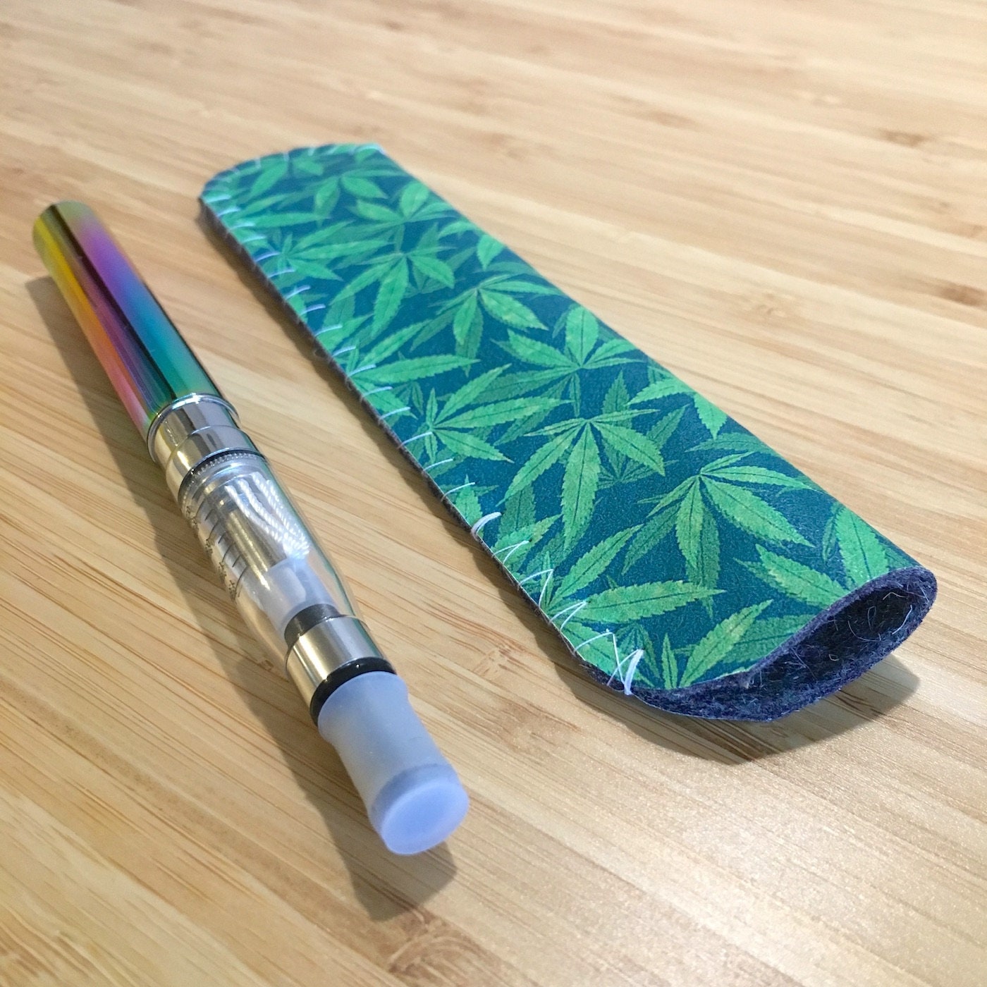 Green Weed VAPE PEN HOLDER E-Cig Holder E-Cig Case Vape Pen - Etsy 日本