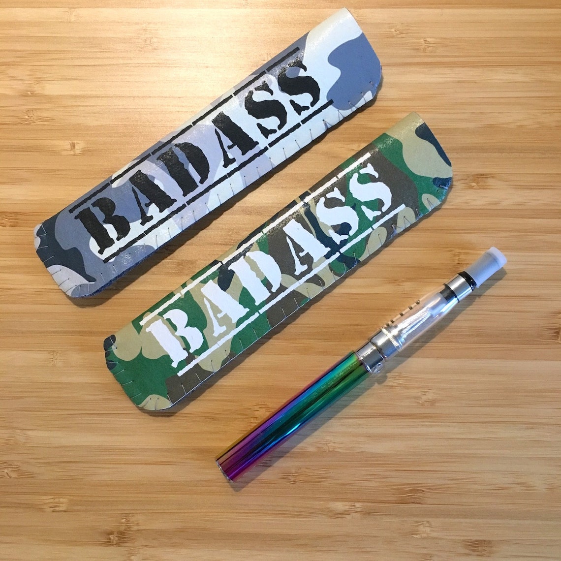 Grey Camouflage Badass VAPE PEN CASE E-cig Holder E-cig - Etsy UK