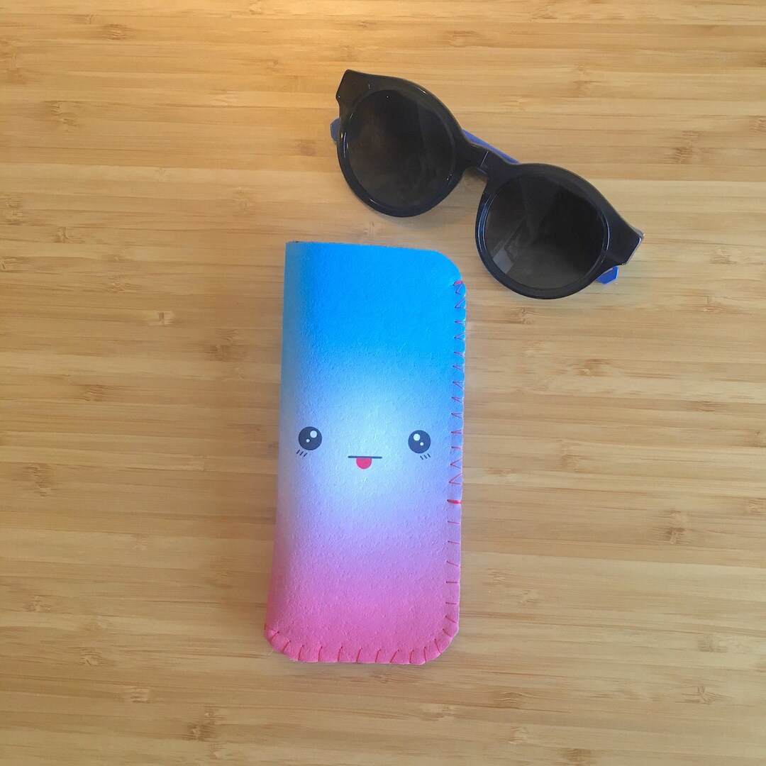 Cute Kawaii Glasses Case for Sunglasses and Reading Glasses Gift for ...