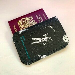 Personalised Space Astronaut Passport Holder: Handmade Felt Cover - Etsy