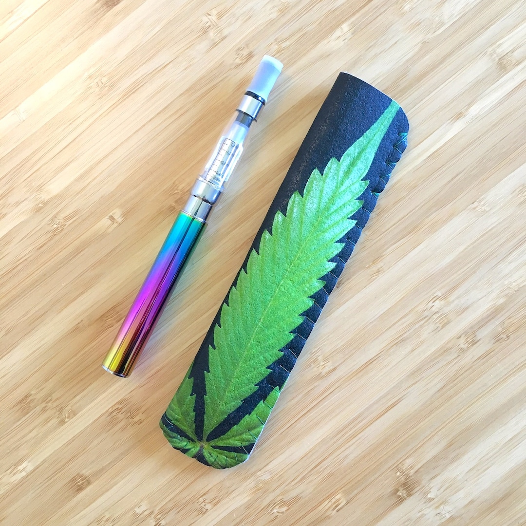 Cannabis Weed Leaf VAPE Pen Holder, Vape Pen Case, Vape Holder, Vape ...