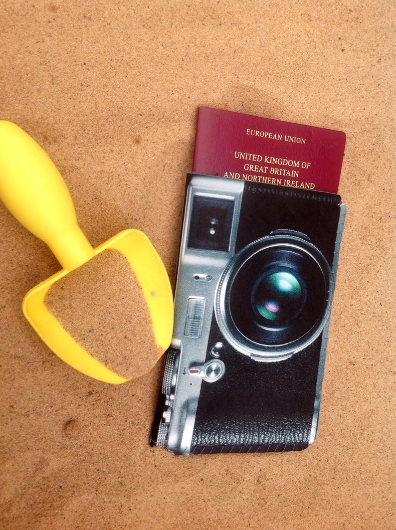 Retro Camera Passport Sleeve, Camera Passport Cover, Felt Passport Case ...