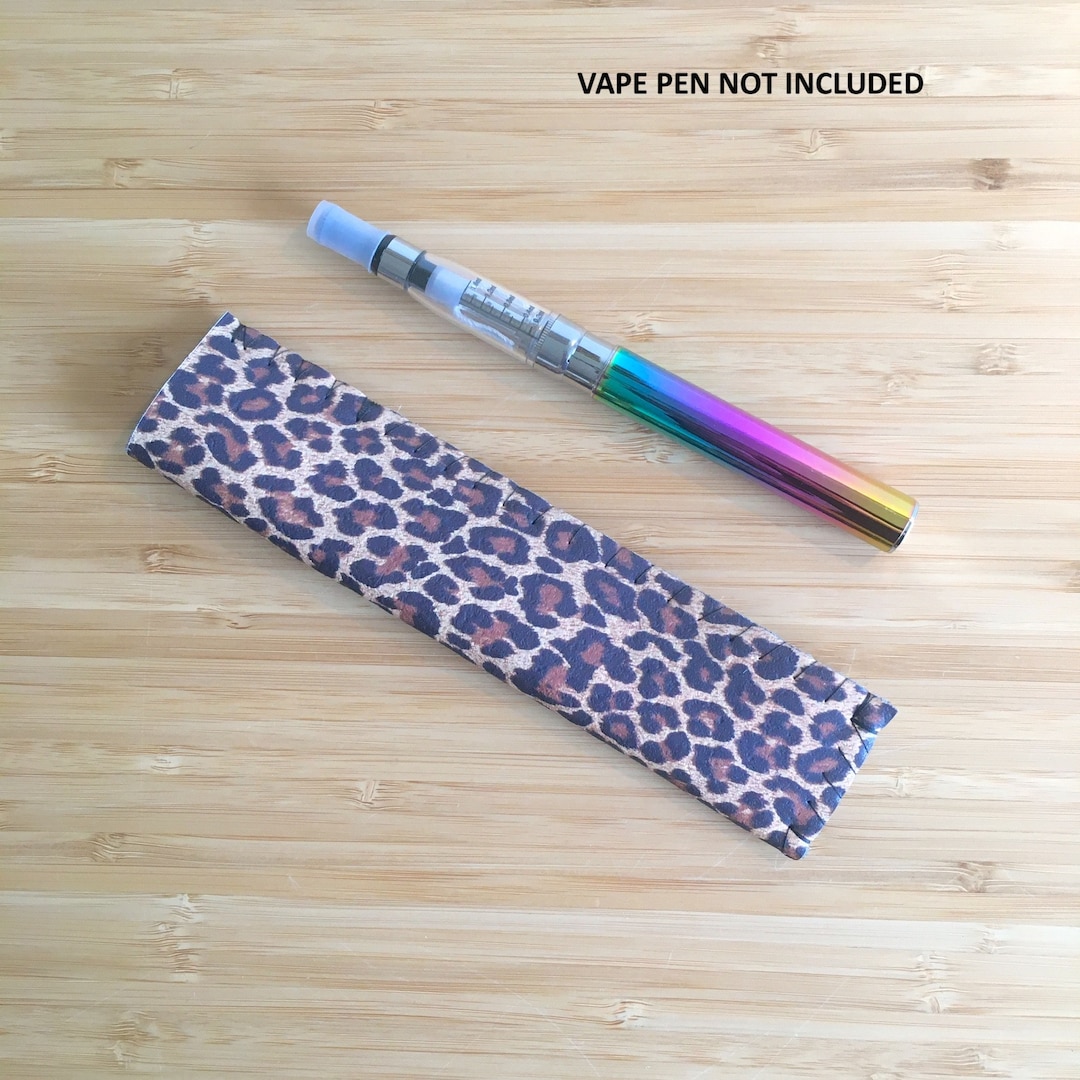 Brown Leopard Print VAPE CASE, Vape Holder, Vape Pen Case, Vape Pouch ...
