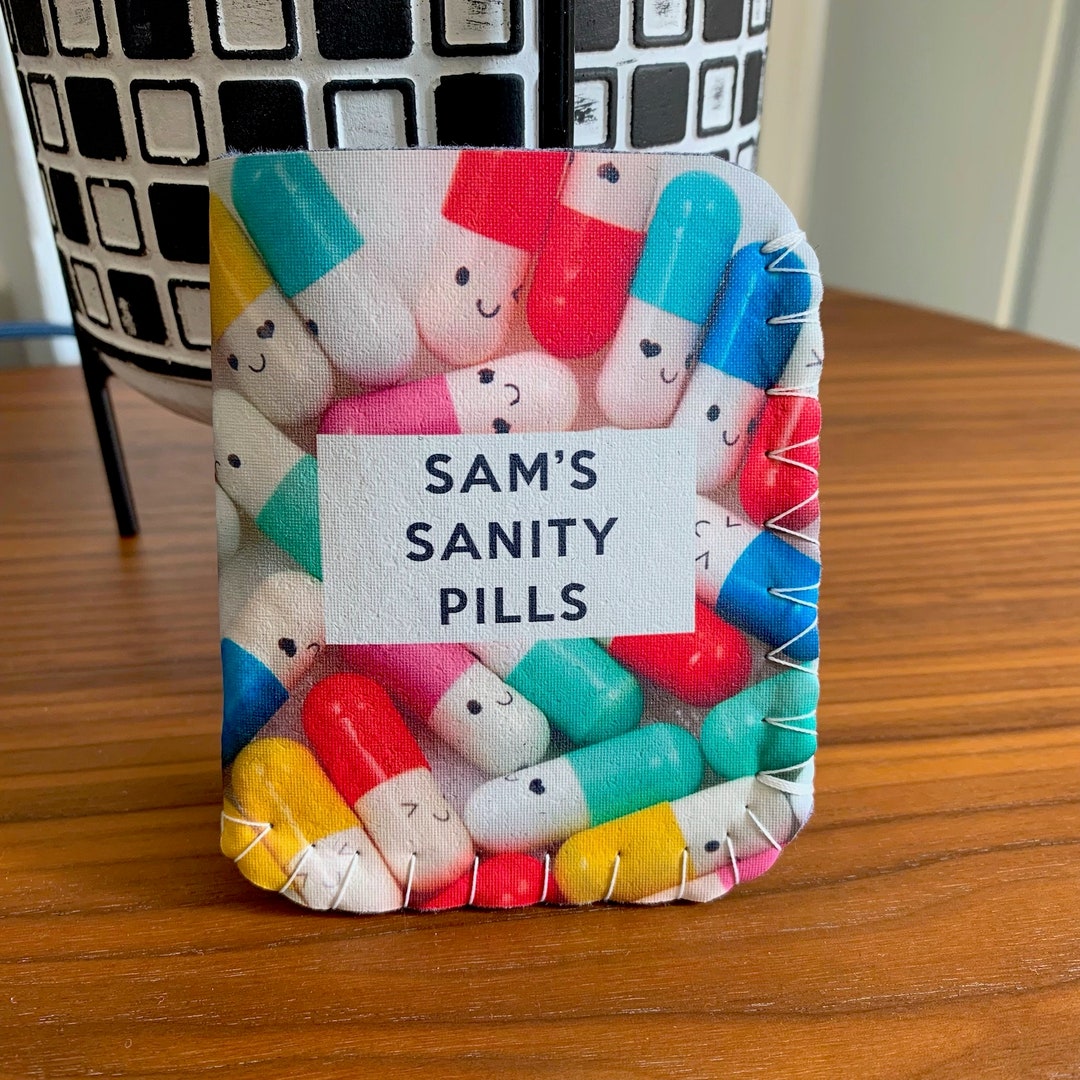 Funny Personalised Medication Pill Case Holder for Birth Control, HRT ...