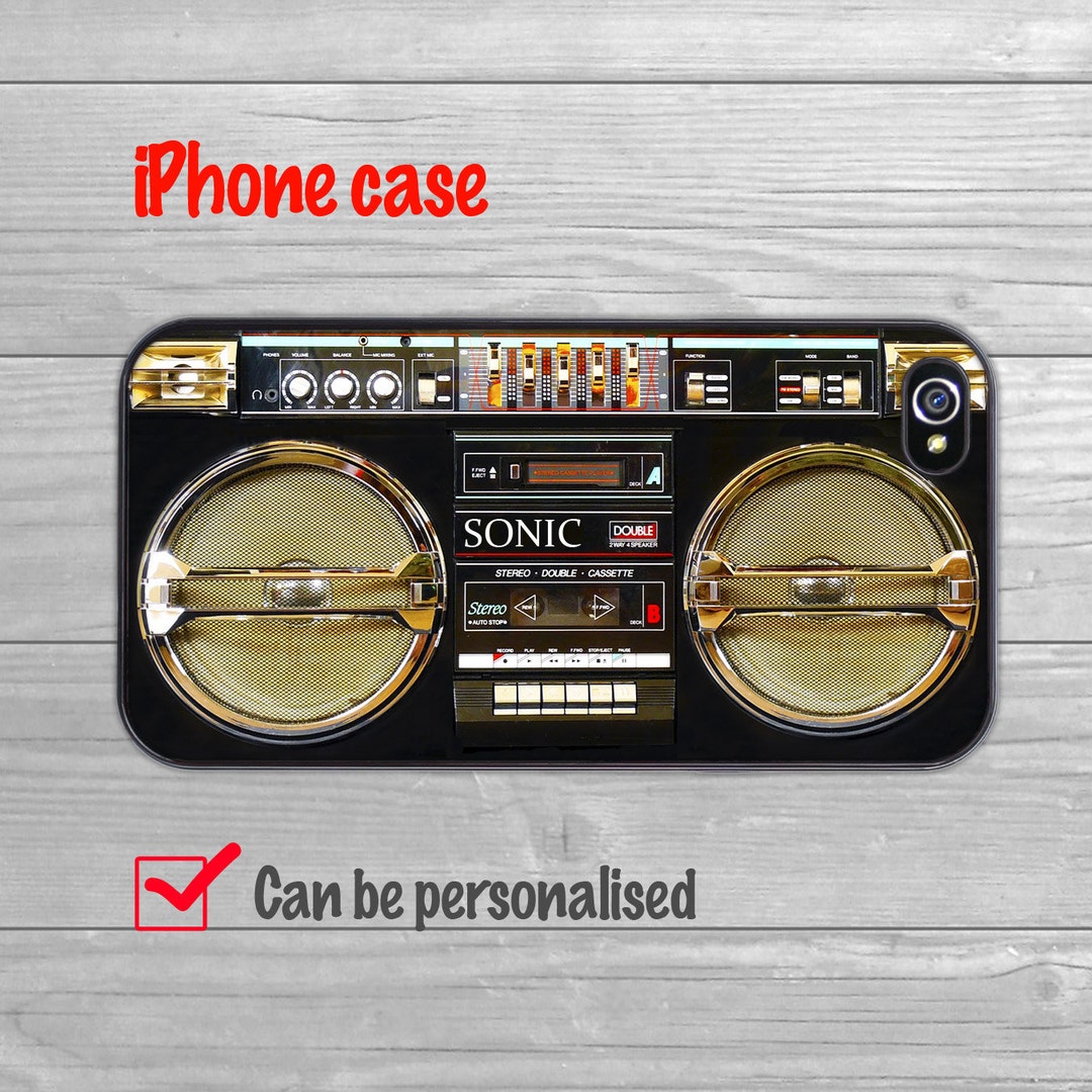 Black Boombox iPhone SE 2020 2022 Case Boombox iPhone 14 - Etsy