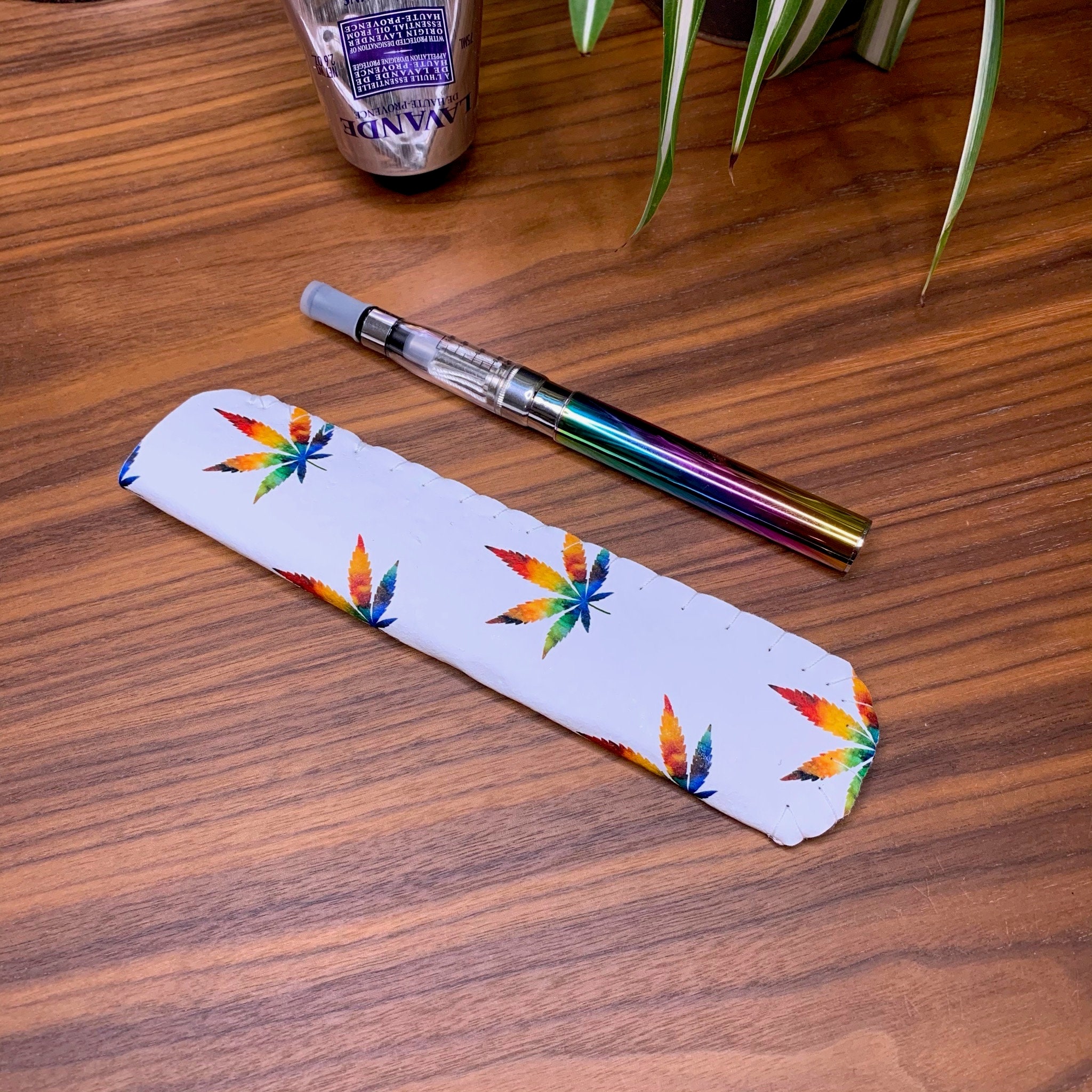 Rainbow Marijuana Leaf E-cig Case E-cig Holder VAPE Pen - Etsy UK