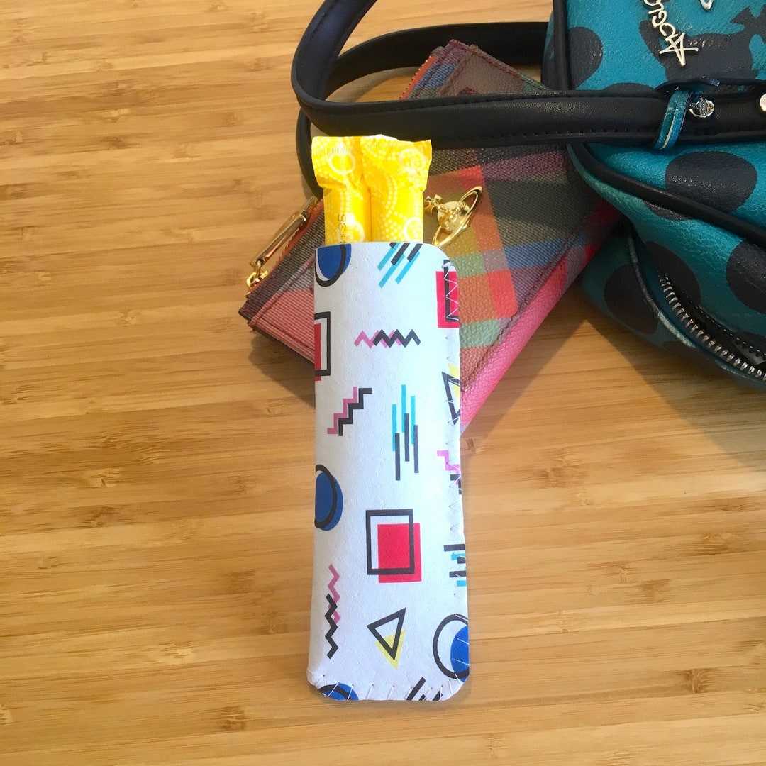 Retro 80's Tampon Holder, Tampon Case, Tampon Storage, Discreet Tampon ...
