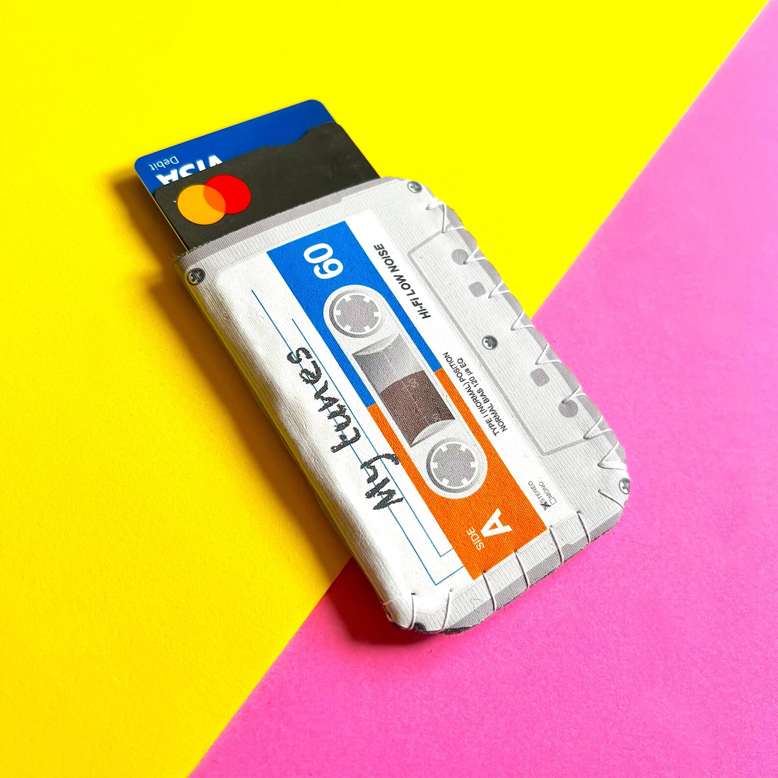 Personalised Mix Tape Cassette Business Card Holder, Oyster Card Holder ...