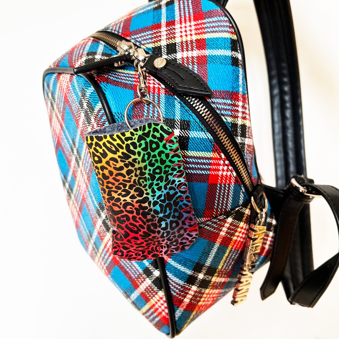 Rainbow Leopard Mini Vape Case for Disposable Mini Vapes With Clasp ...