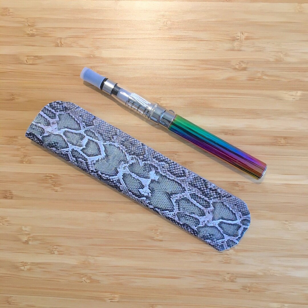 Snake Skin Vape Pen Case, Vape Holder, Vape Pen Case With Keychain ...