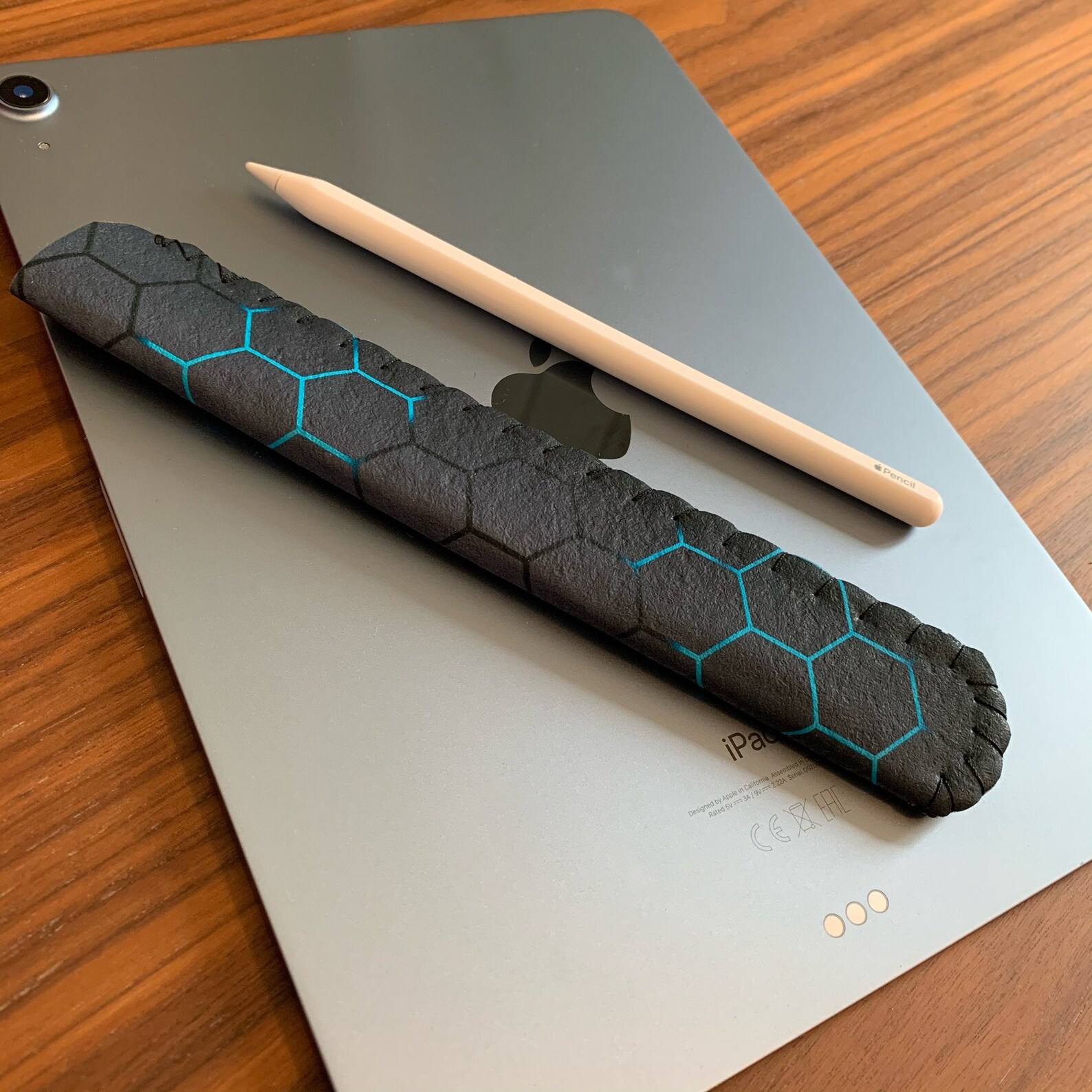 Blue Honeycomb Ipad Pencil Case Apple Pencil 2 Case Ipad - Etsy