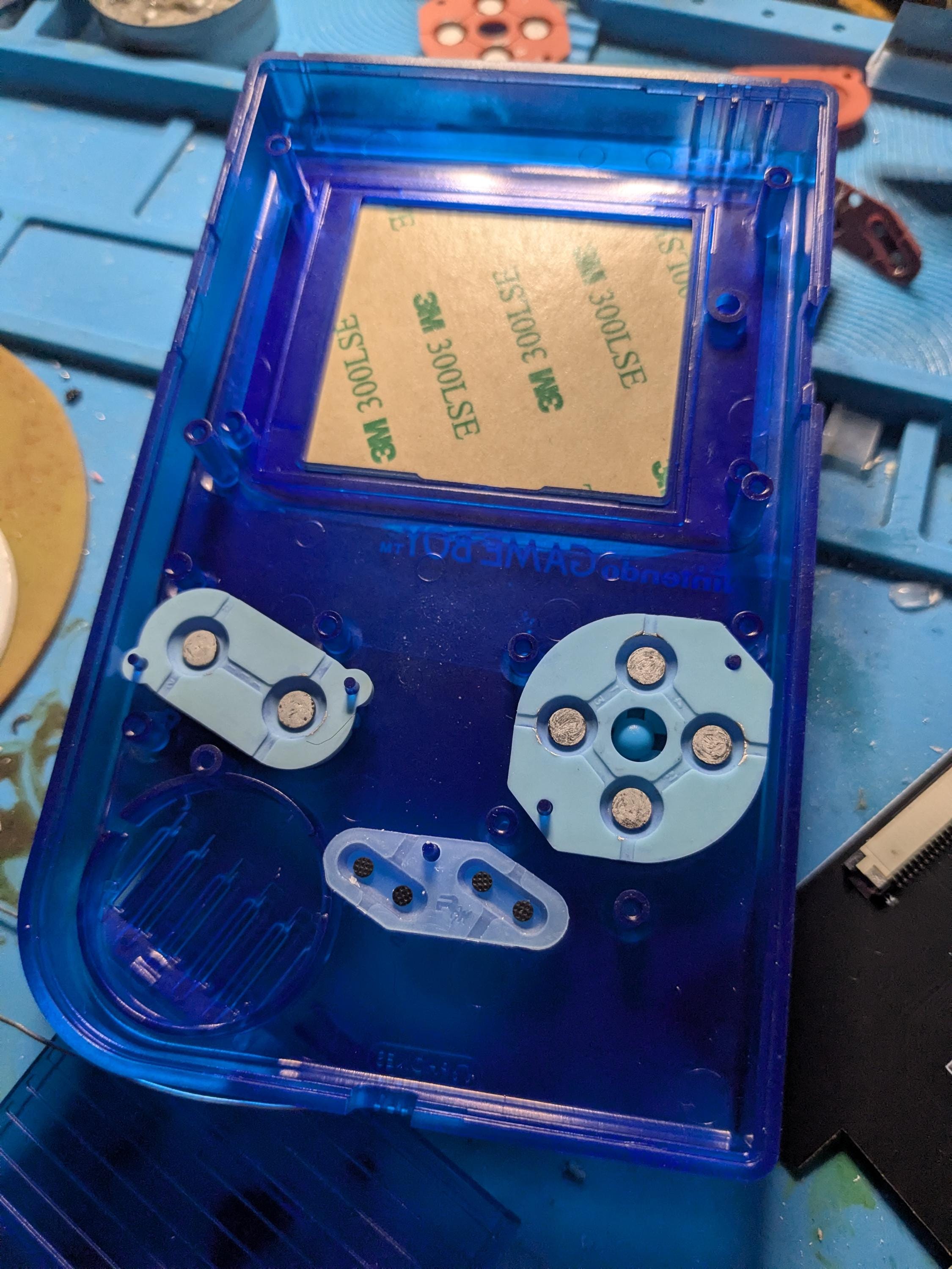 DMG-01 Game Boy New Caps,volwh,pwrbrd +IPS Screen More. Gameboy Berry ...