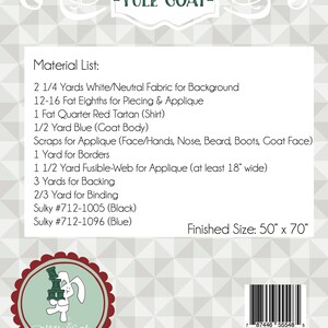 Instant Download-the Yule Goat Quilt Pattern. Yuletide by Meags & Me ...
