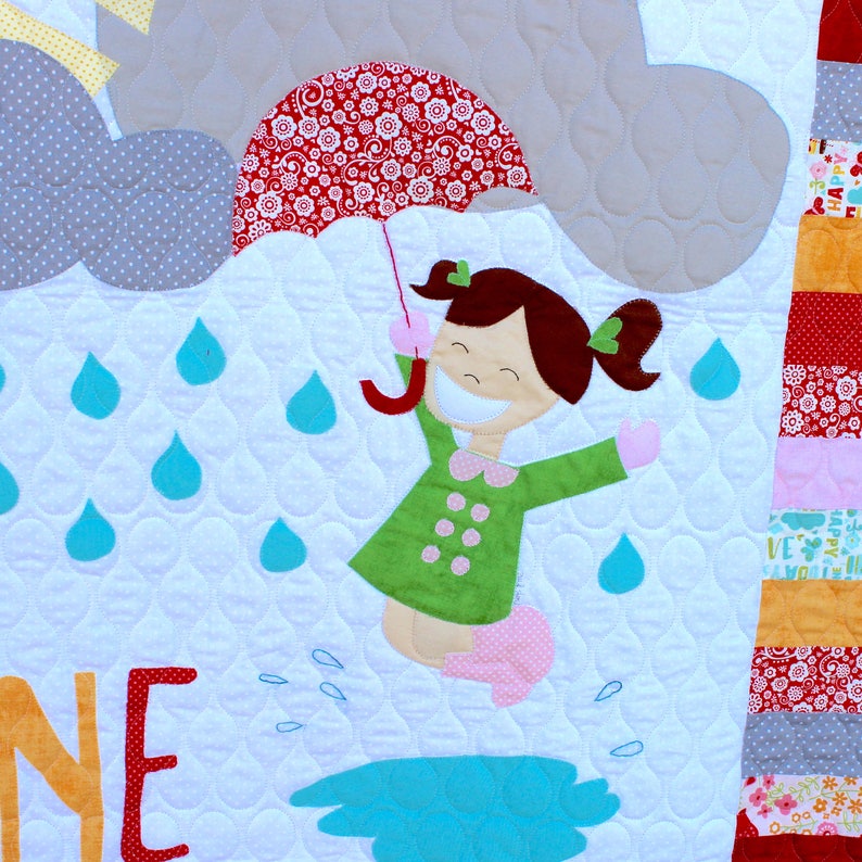 Instant Download You Are My Sunshine. Appliqué Quilt Pattern. Appliqué ...