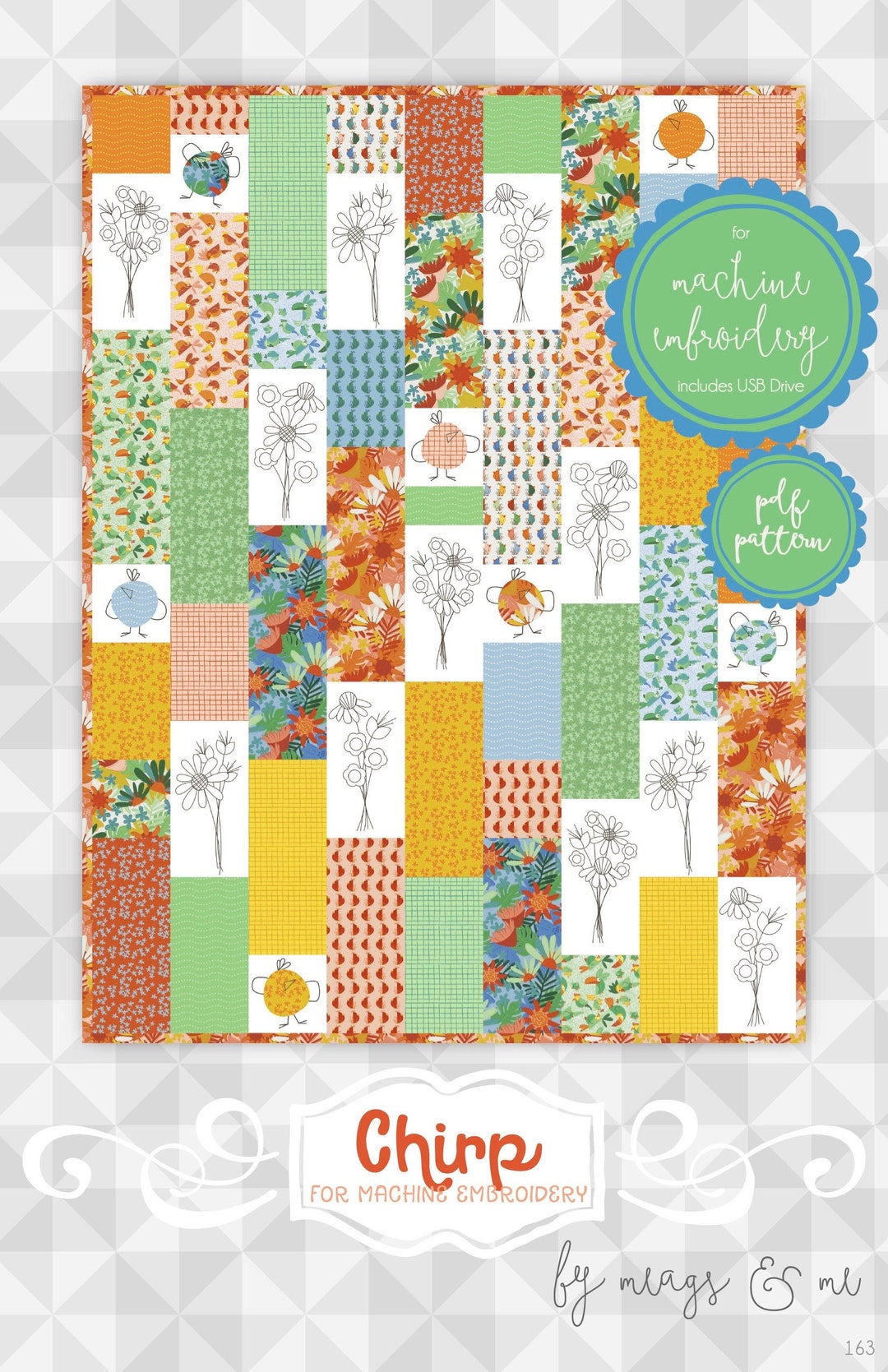 Instant Download: Chirp for Machine Embroidery - Etsy