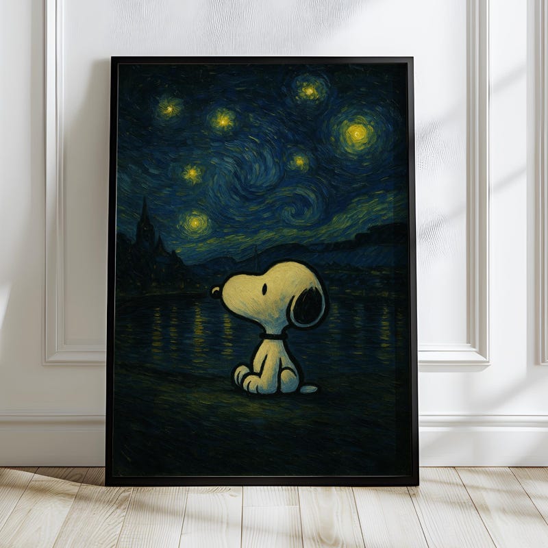 Snoopy Posters Vintage - Etsy