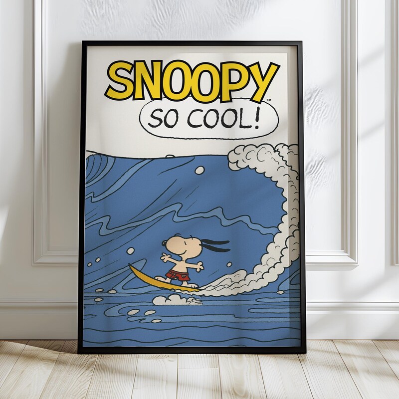Surfing Art Poster - Etsy