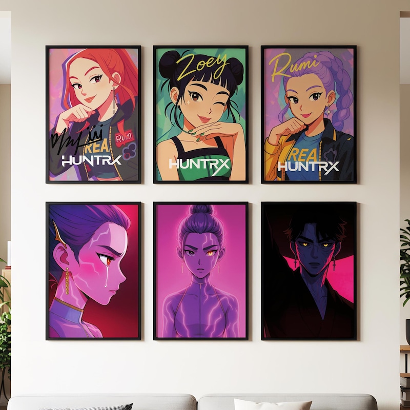 Kpop Demon Hunter Room Decor - Etsy