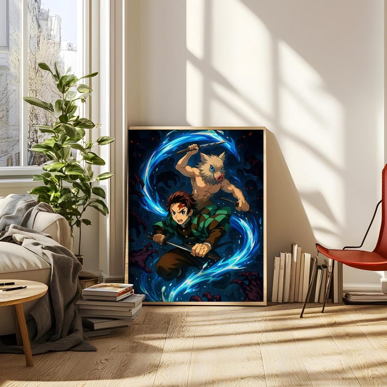 Demon Slayer Wall Art Set of 10 – Kimetsu No Yaiba Anime Posters ...