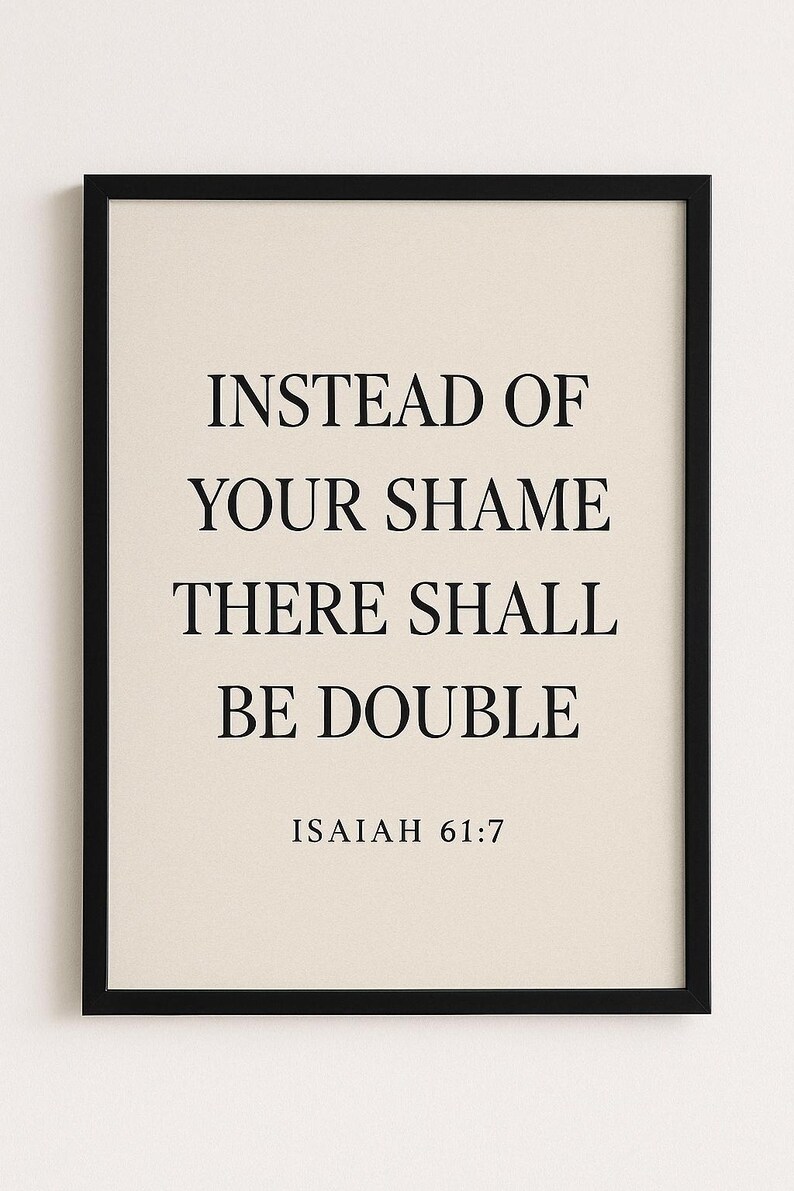 Restoration Bible Verse Wall Art – 5 Printable Christian Posters ...