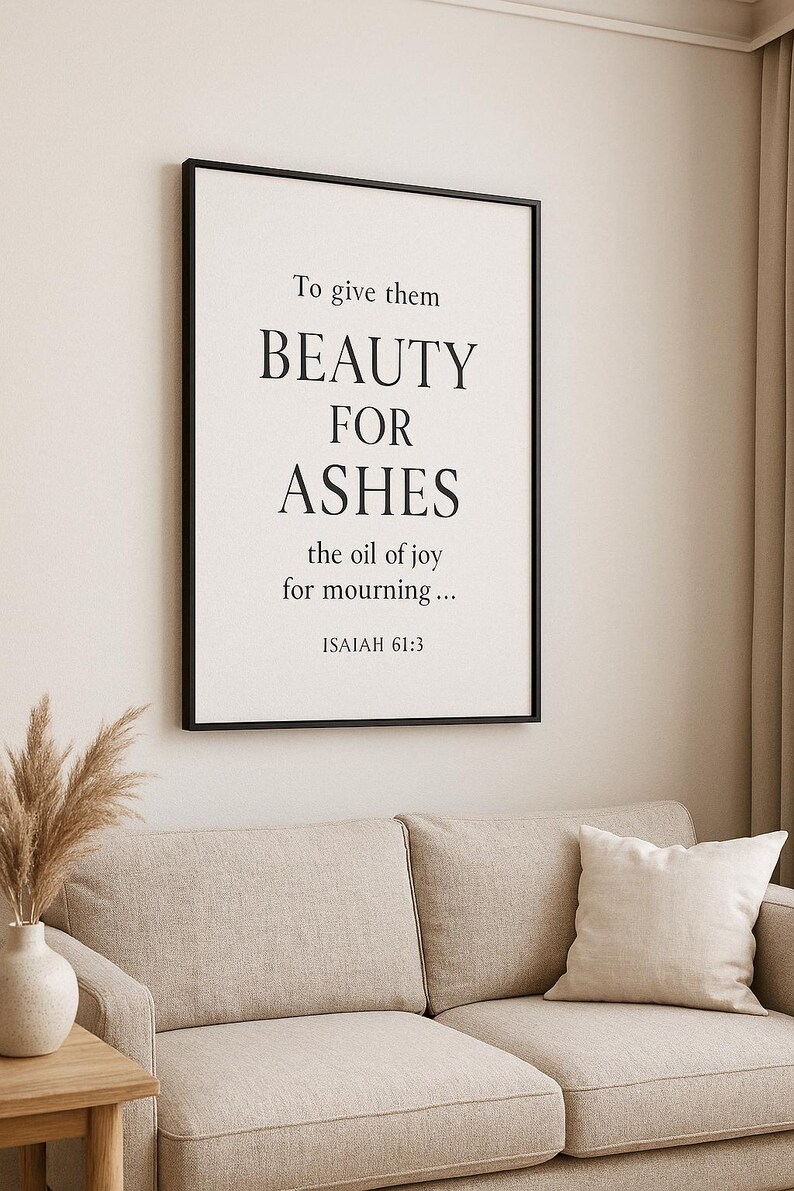 Restoration Bible Verse Wall Art – 5 Printable Christian Posters ...