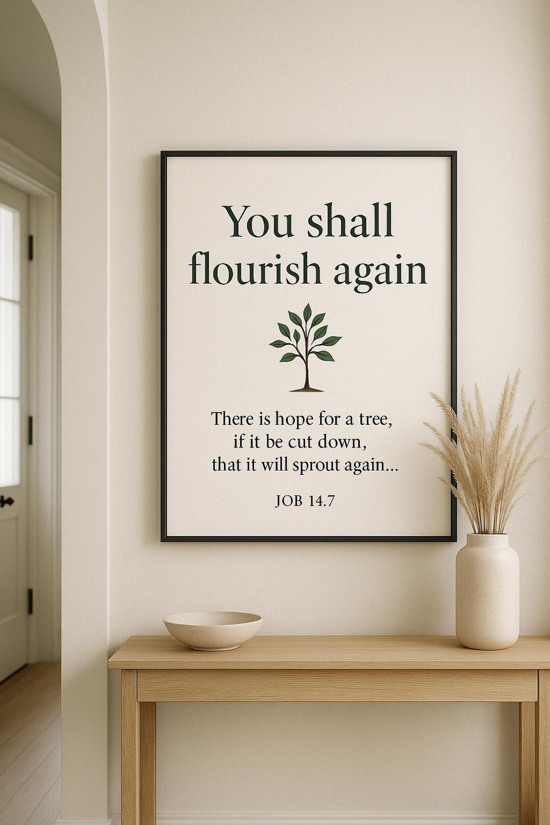 Restoration Bible Verse Wall Art – 5 Printable Christian Posters ...