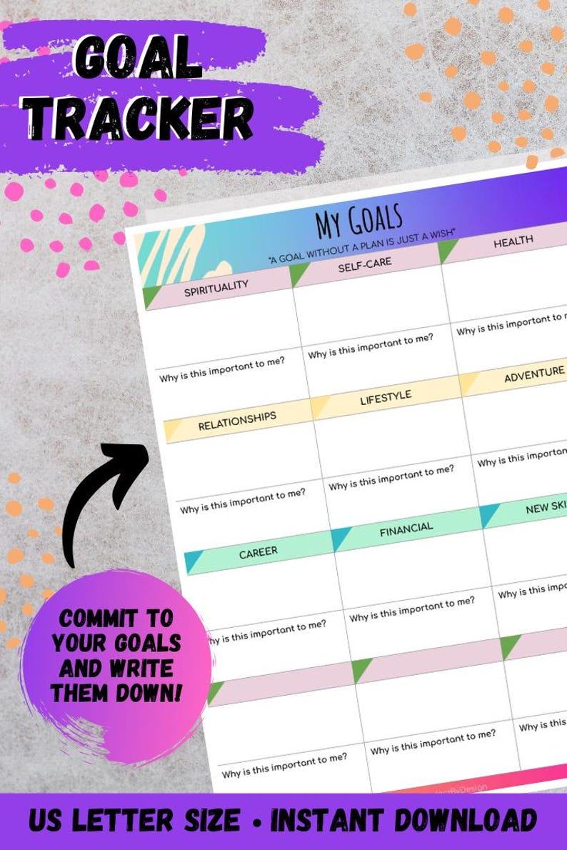 Printable Lifestyle Planner – Daily, Weekly, Monthly | Undated ...