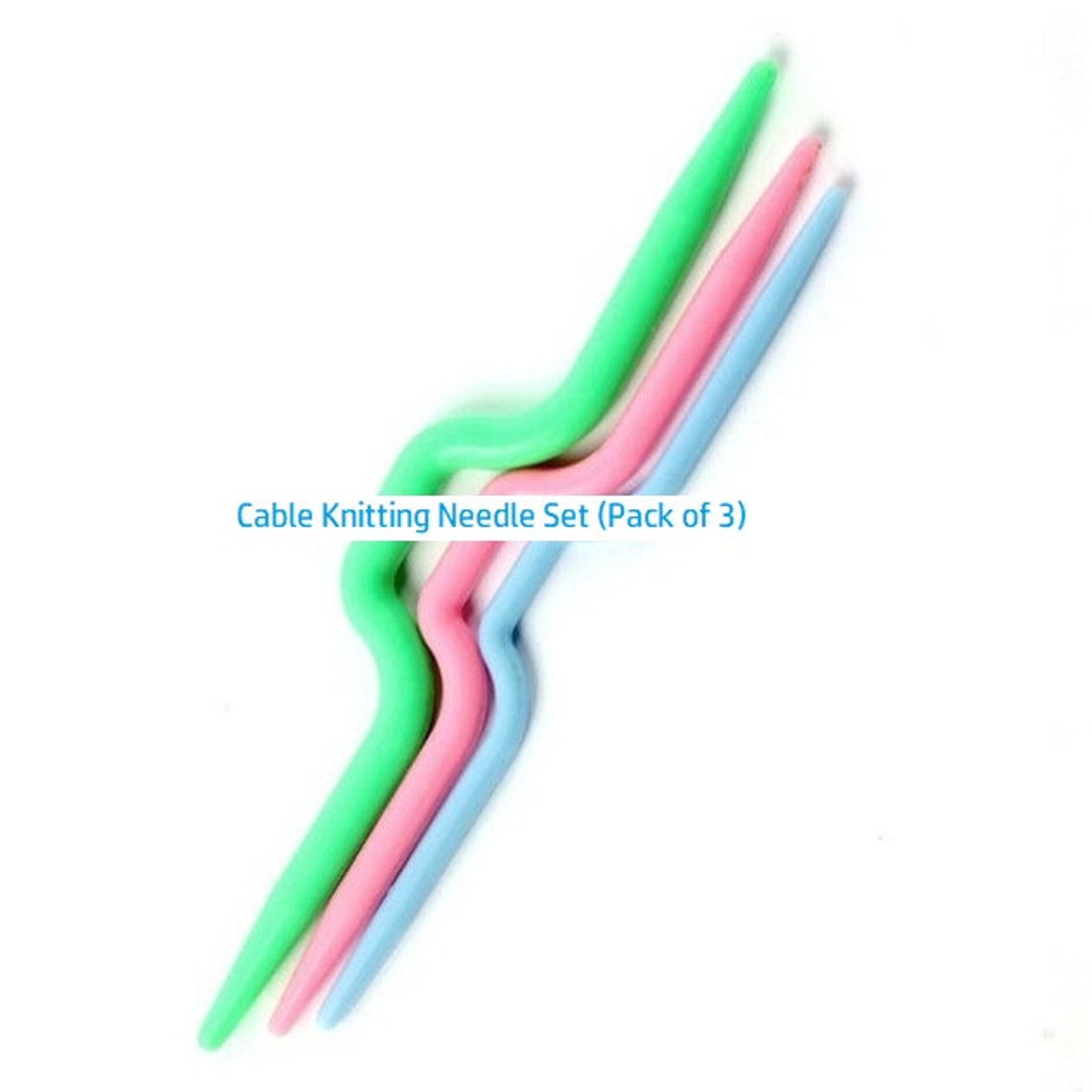 Cable Knitting Needle Set pack of 3 Cable Needles - Etsy