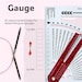 Knitting Gauge Ruler - Knitting Stitch Calculator, Swatch Ruler, Stitch ...