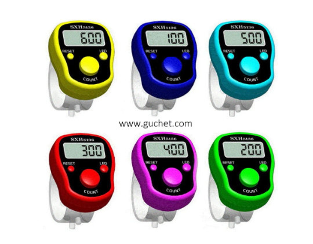 Knitting Row Counter, Digital Counter, Stitch Counter, Tally Counter ...