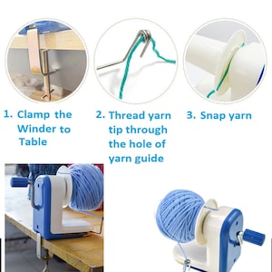 Yarn Winder - Plastic Tabletop Style Winder -updated - Guchet Yarn ...